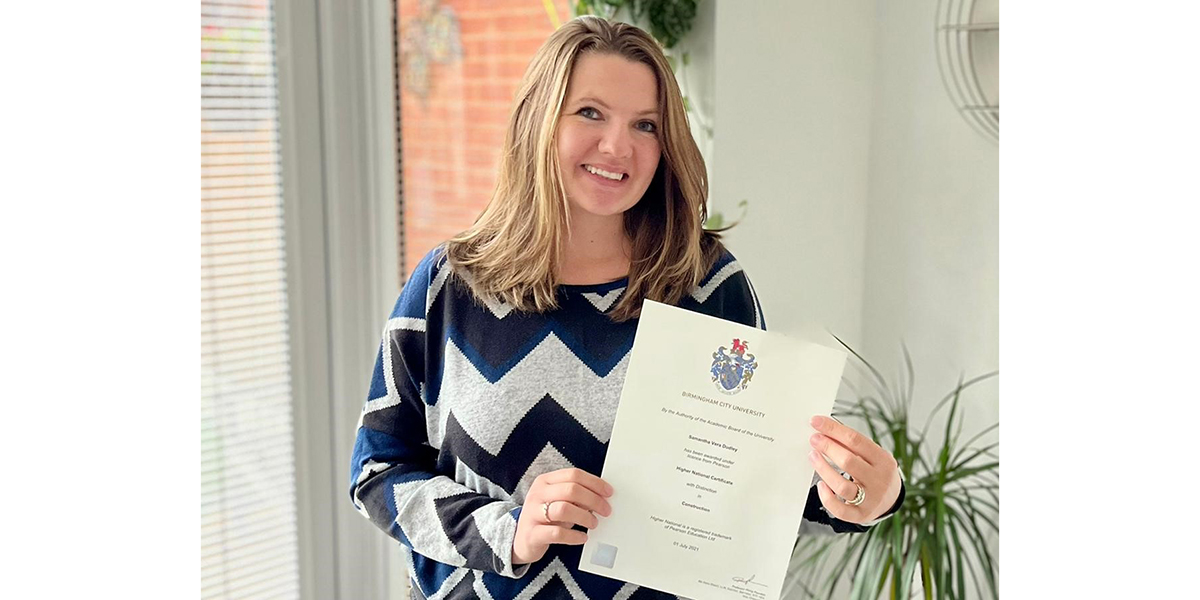 Sam earns Uni prize with Galliford Try support | Galliford Try